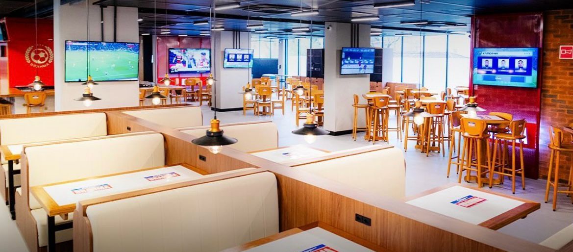 Novo sports bar : Choperia Arena Brahma e Restaurante – Where Curitiba